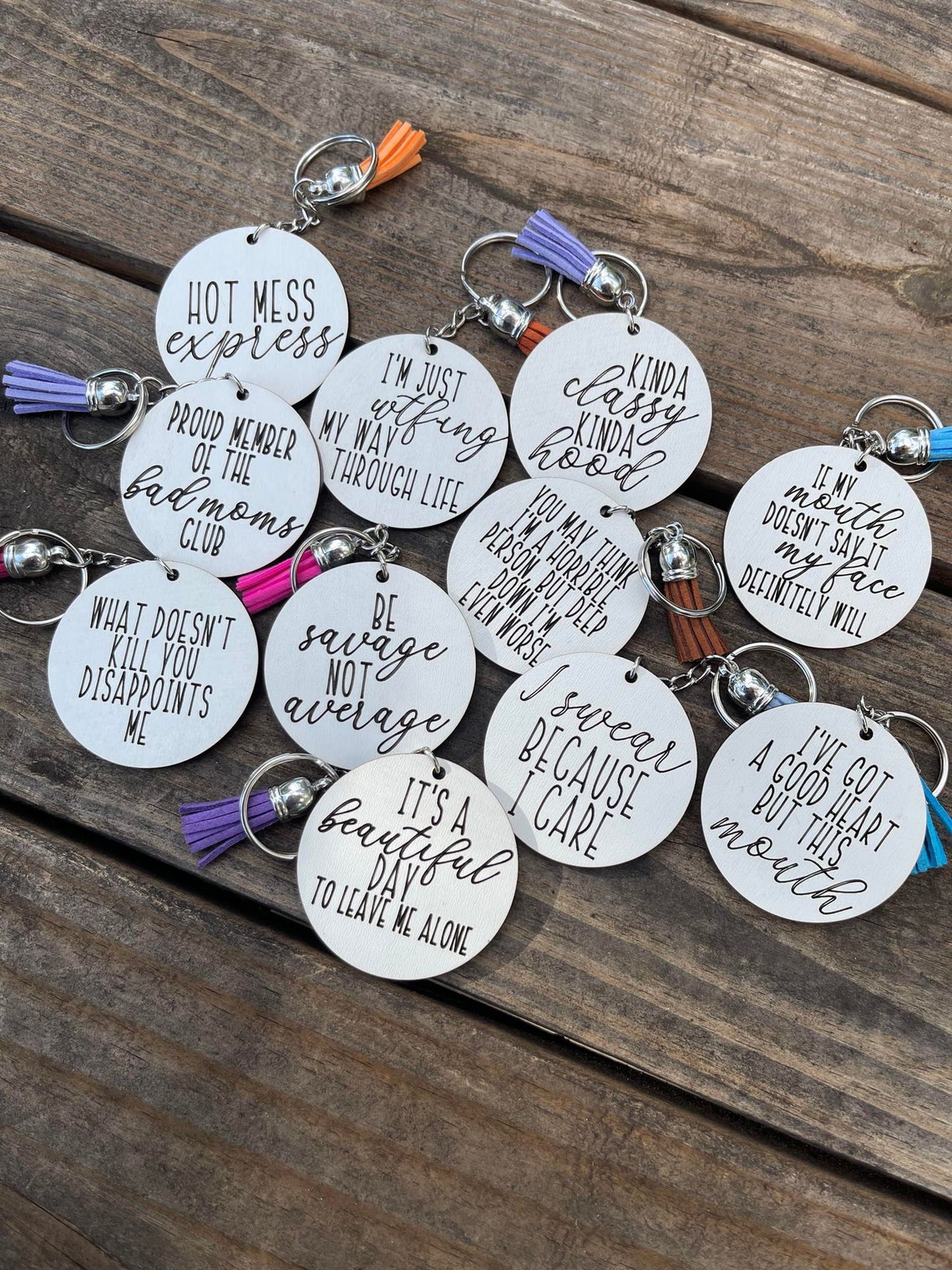 Encouragement Keychain SVG DOWNLOAD - Etsy