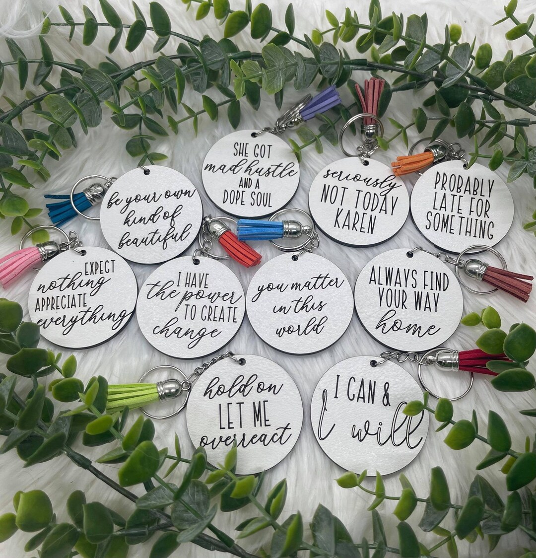 Sayings Keychain SVG DOWNLOAD - Etsy