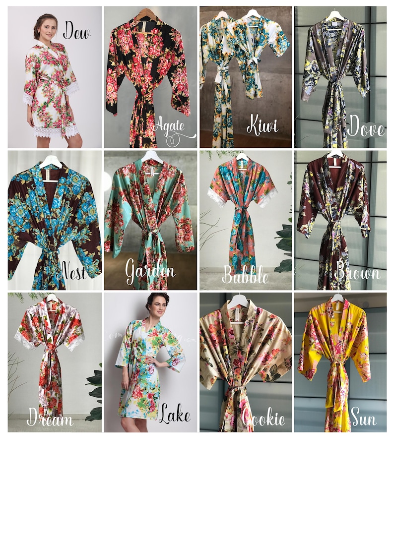 Bridesmaid Robes Set of Bridesmaid Robe Set of Set of - Etsy