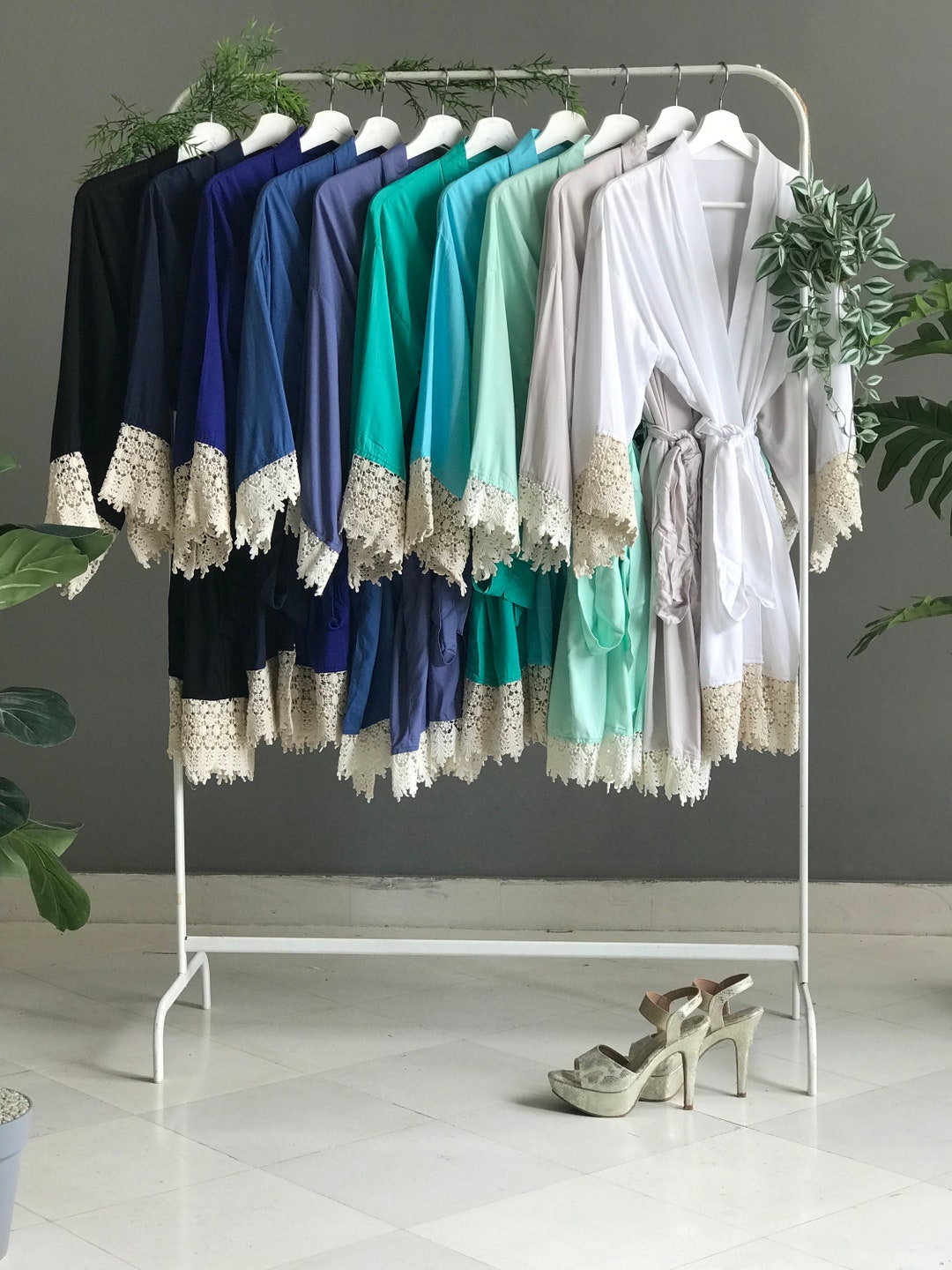 Bridesmaid Robes Long & Short Robes Mother of the Bride Personalized ...
