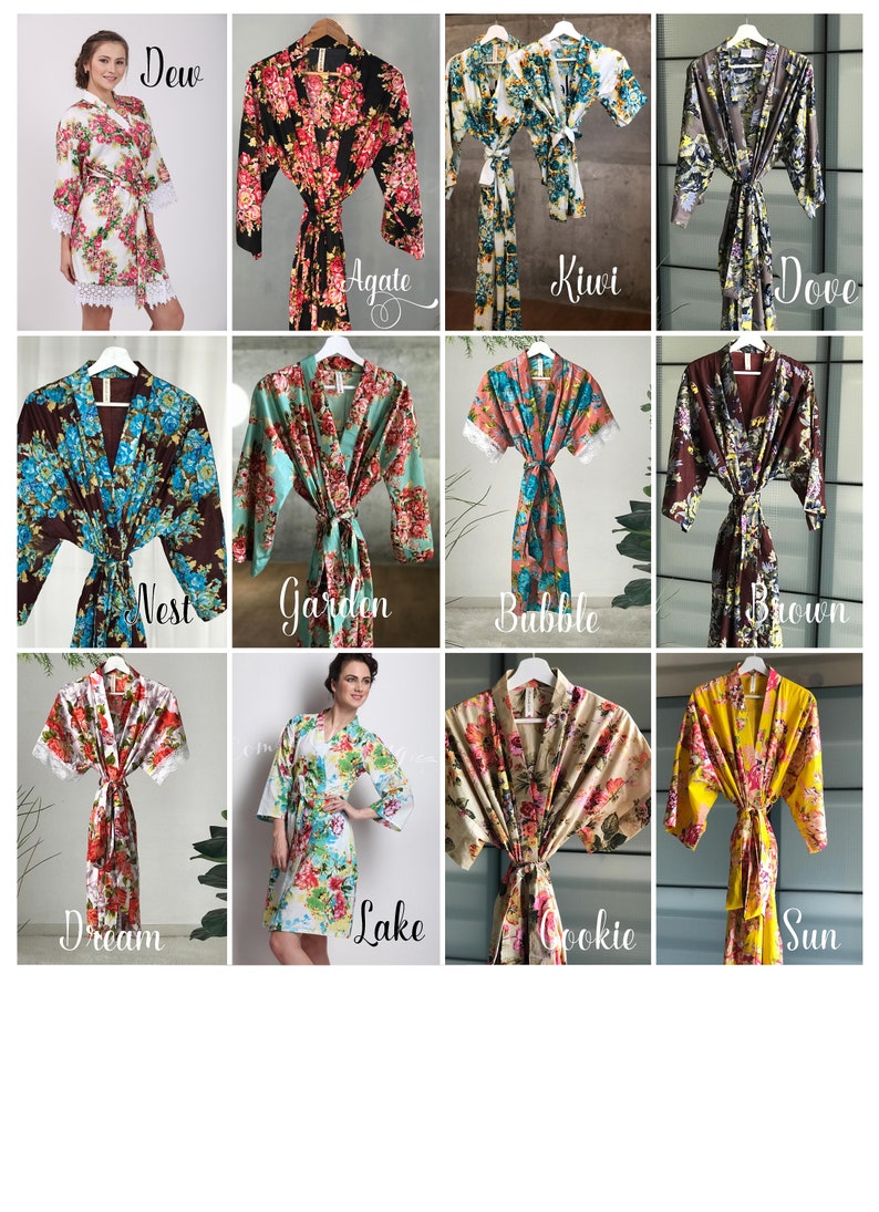 Pastel Light Blue Robe Flower Girl Bridesmaids Robes - Etsy