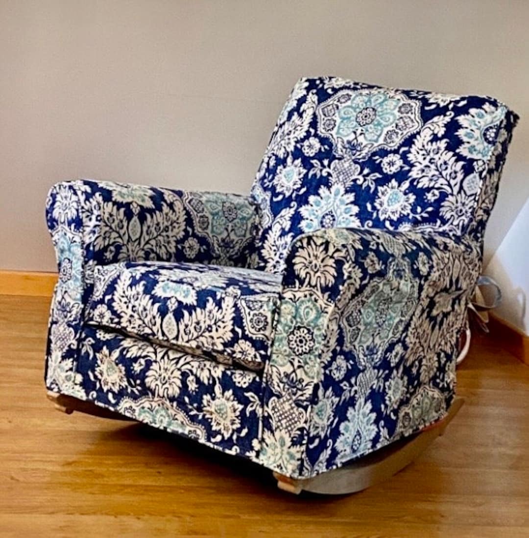 Custom Slipcovers for Your Pottery Barn Lullaby Rocker/glider Chair ...