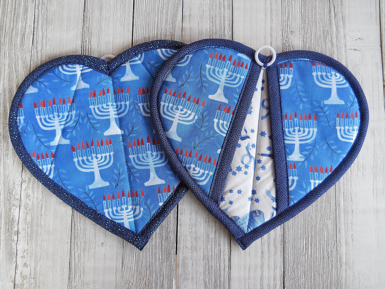 Hanukkah Pot Holders Trivets Hotpads Set of 2: Chanukah - Etsy