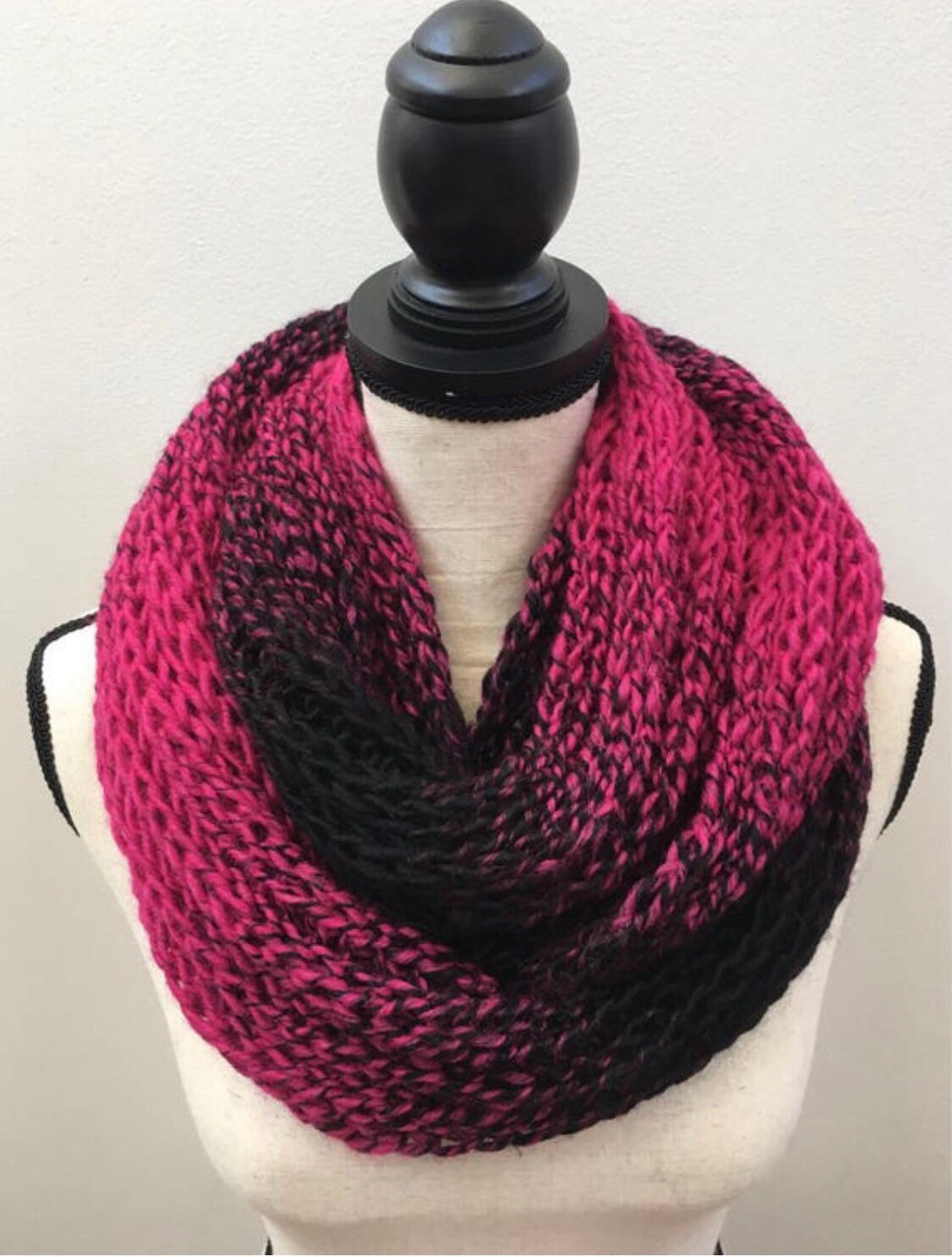 Knit Infinity Scarf Pattern Beginner Knitting Pattern Easy - Etsy