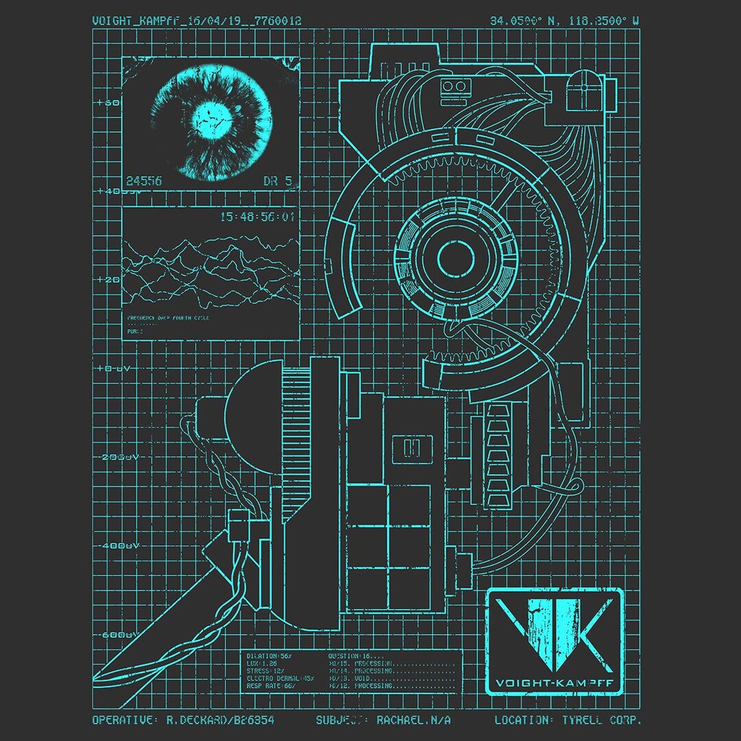 Blade Runner Voight Kampff Machine T Shirt - Etsy