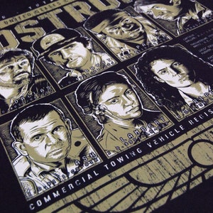 Alien USCSS Nostromo Crew T Shirt - Etsy