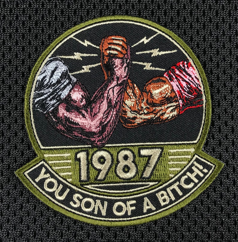 Predator Movie Dutch and Dillon Son of A Bitch Handshake - Etsy UK