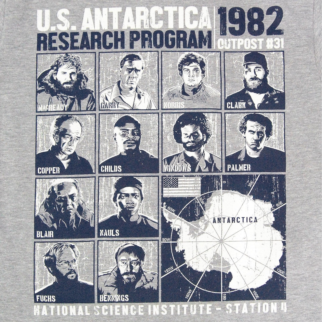 The Thing Outpost 31 T Shirt Antarctica 1982 Research Program - Etsy