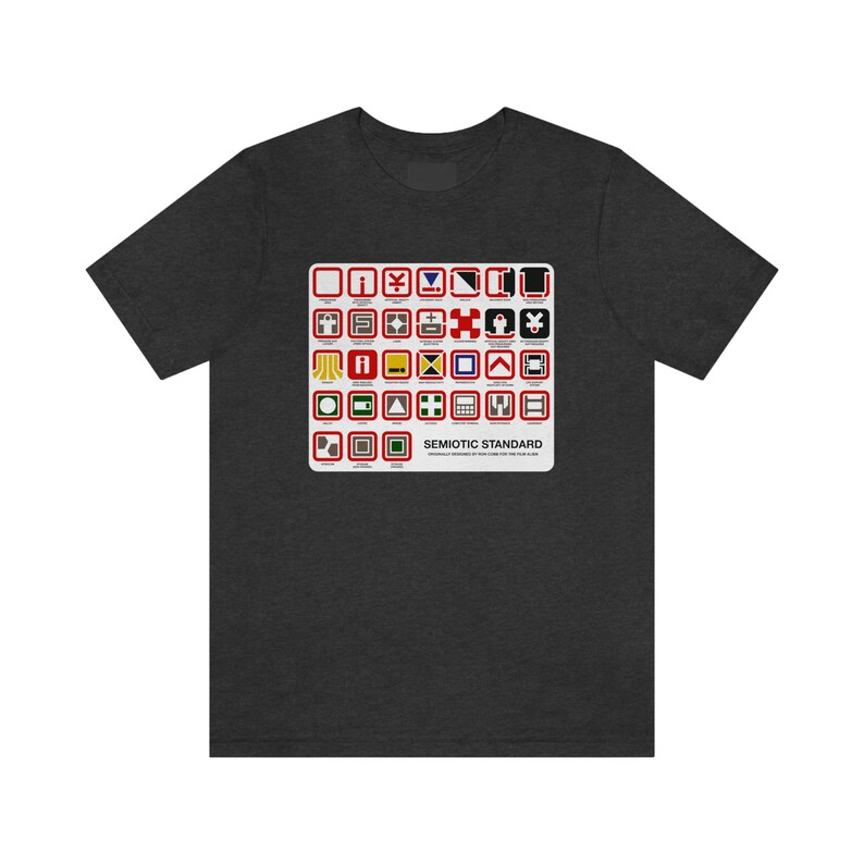 Unisex Alien Semiotic Standard Icons Short Sleeve Tee Ron Cobb - Etsy