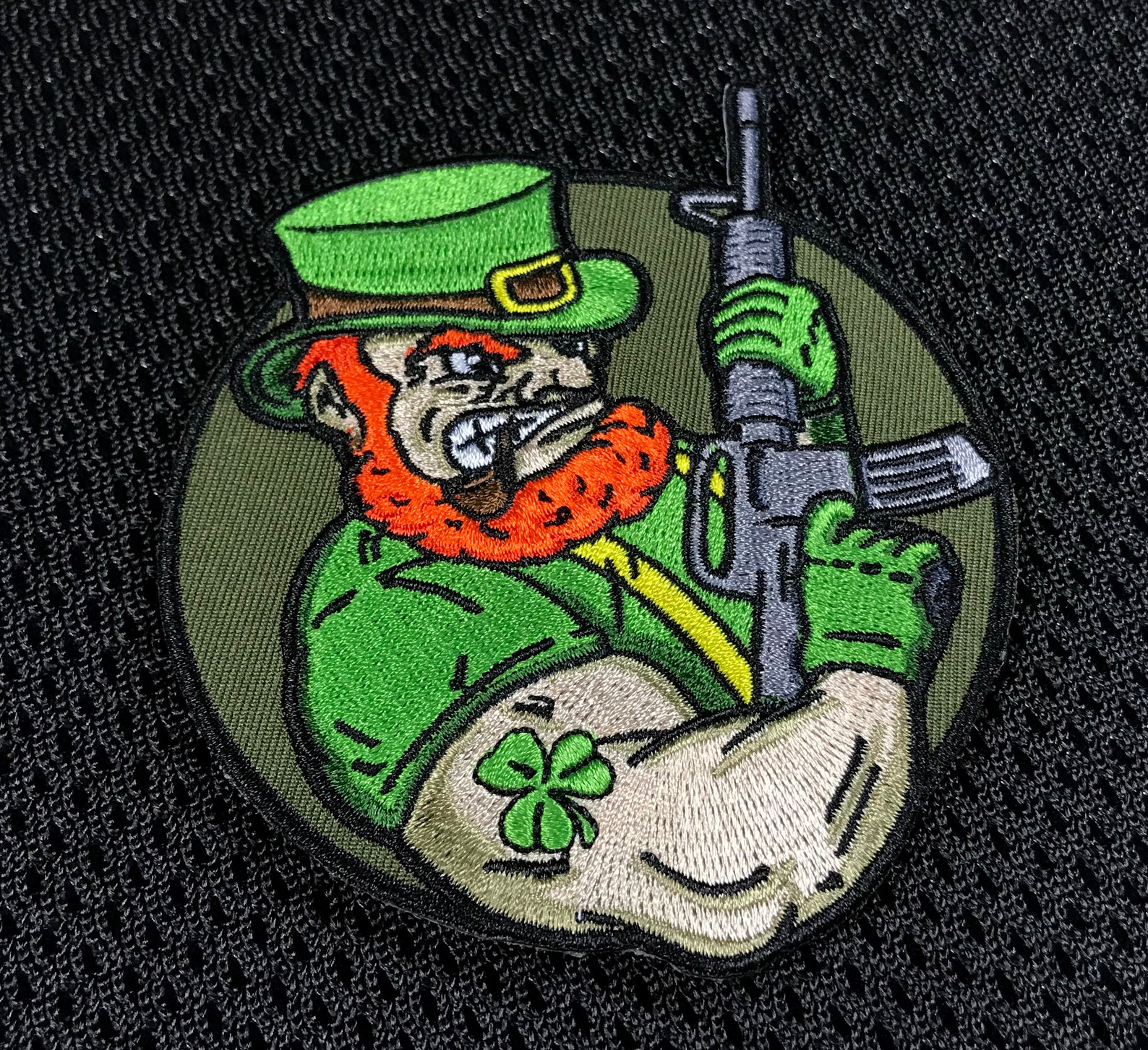 Angry Leprechaun Embroidered Irish Military Tactical Morale | Etsy