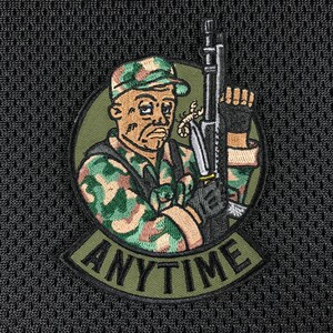 Predator Movie Mac Anytime Velcro Backed Embroidered Morale Patch - Etsy