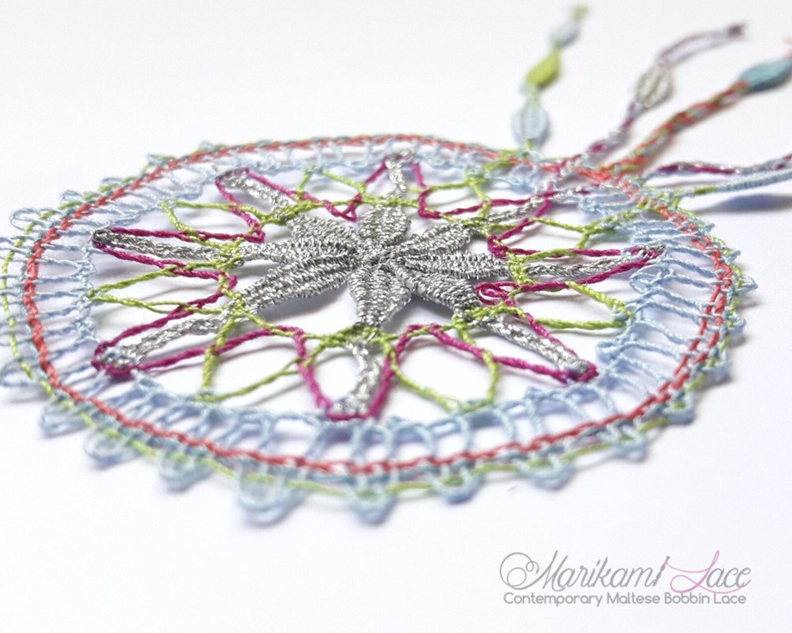 DREAM CATCHER Bobbin Lace Bookmark Star Bookmark Maltese - Etsy