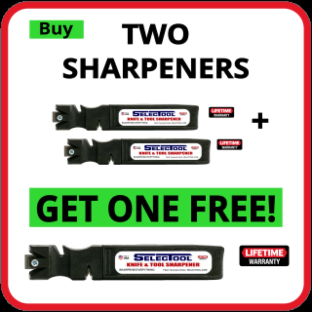 SELECTOOL Knife and Tool Sharpener. Sharpens Mower Blades, Axes, Garden ...