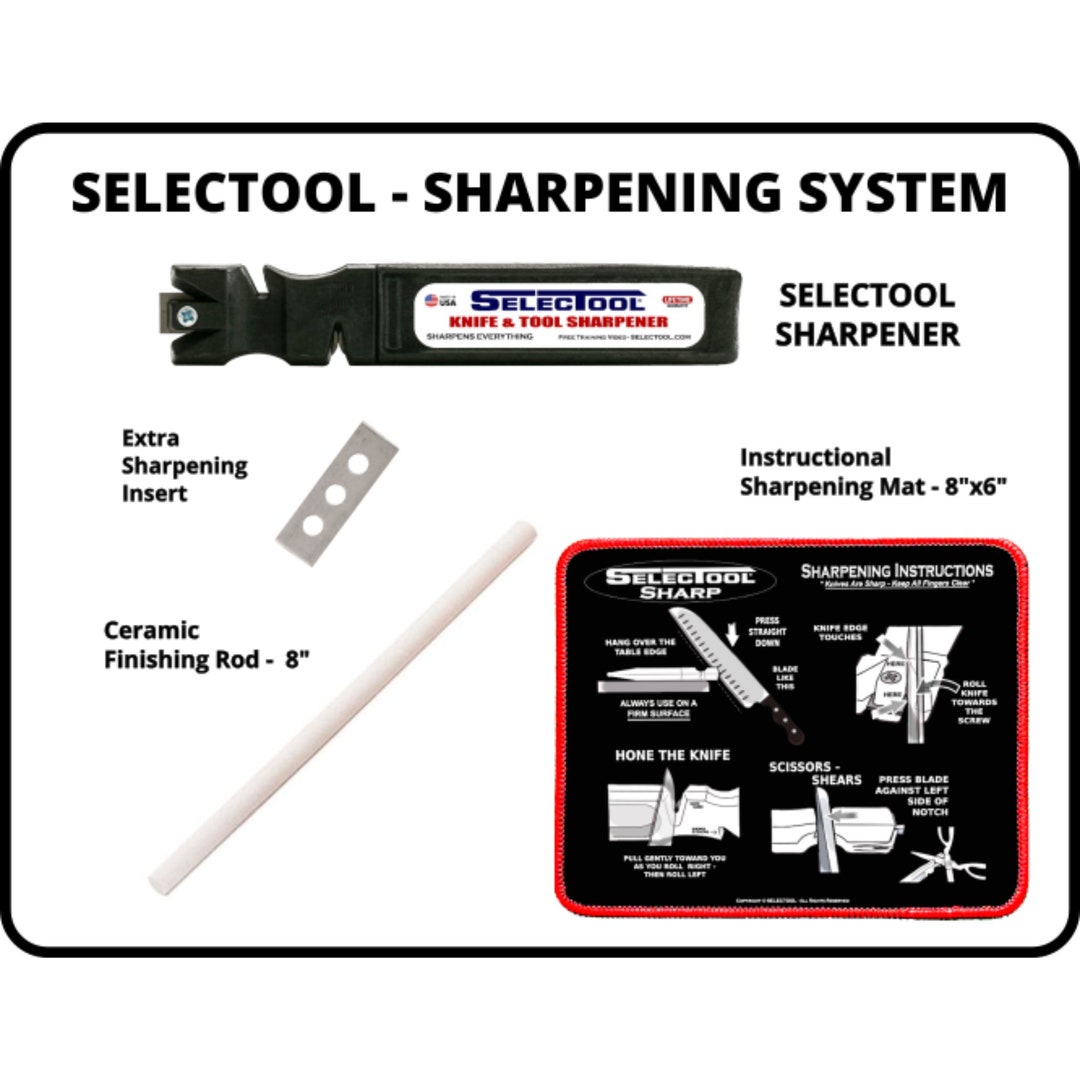 SELECTOOL - Knife and Tool SHARPENING SYSTEM (4 Items) - Etsy