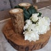Wedding Cake Display, Live Edge Wood Slice, Wedding Cake Pedestal ...