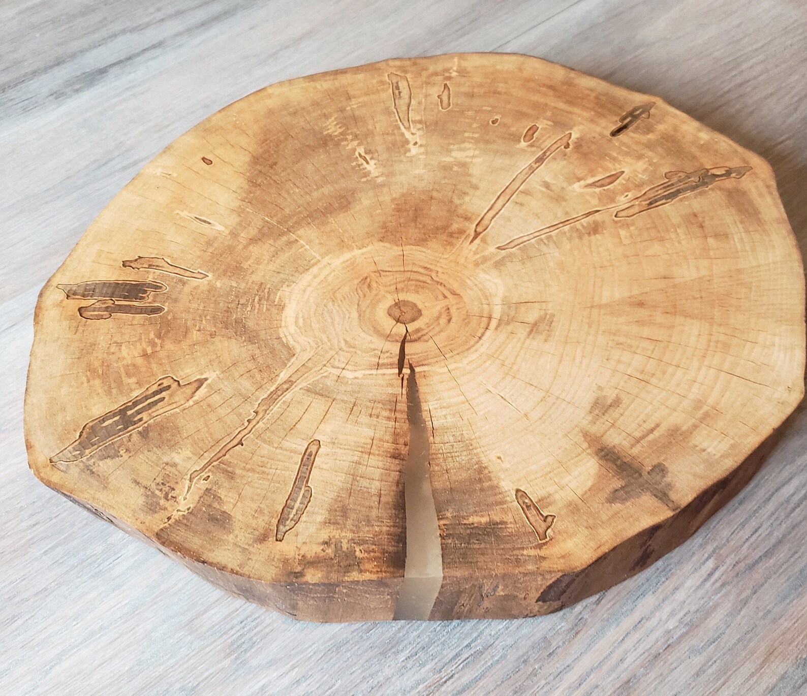 Wedding Cake Display Live Edge Wood Slice Wedding Cake | Etsy