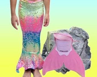 Swimmable/Walkable Mermaid Tails with Invisible Zipper Bottom | Etsy
