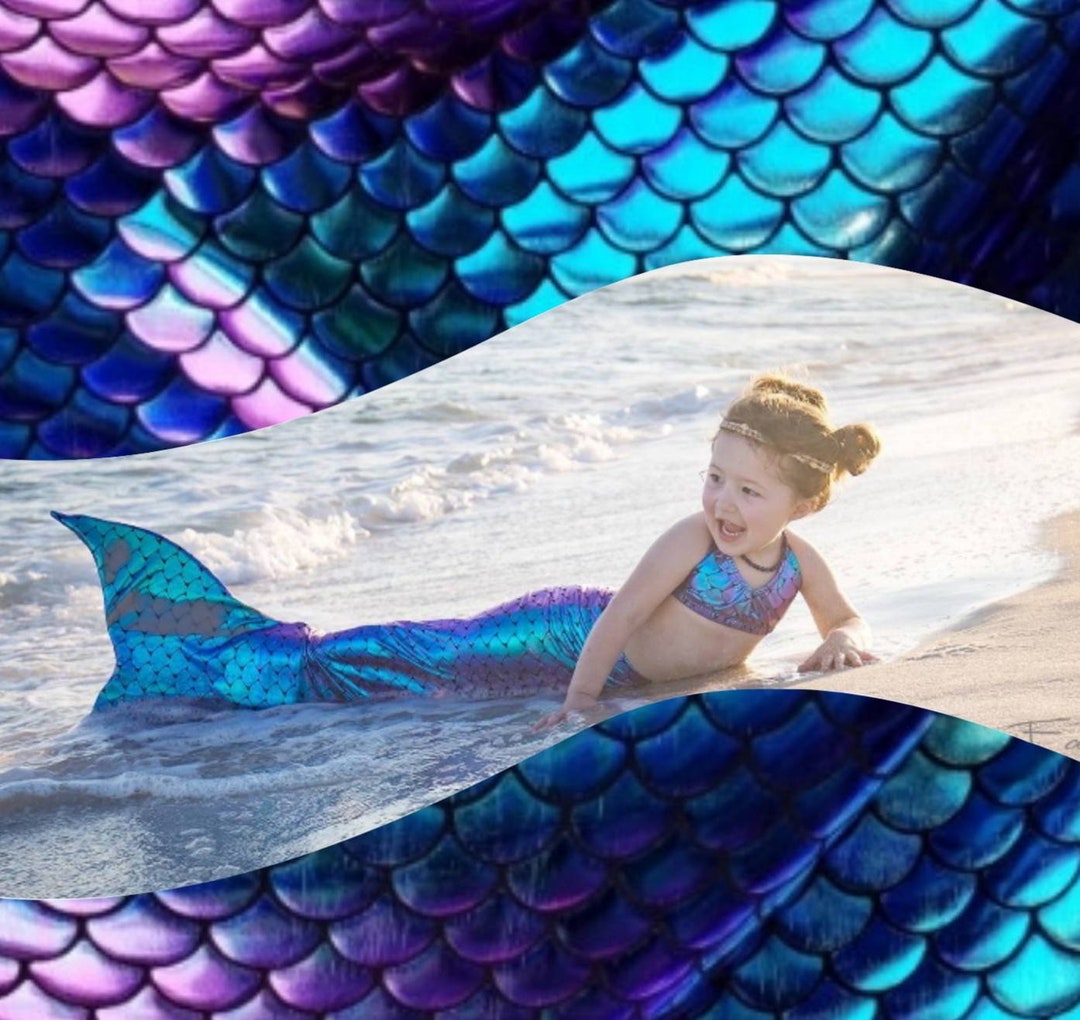 Walkable Mermaid Tail With Invisible Zipper Bottom Add - Etsy UK