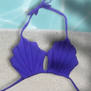 Mermaid Shells Bikini! Option to Add on Bottoms / Choose Favorite Color ...