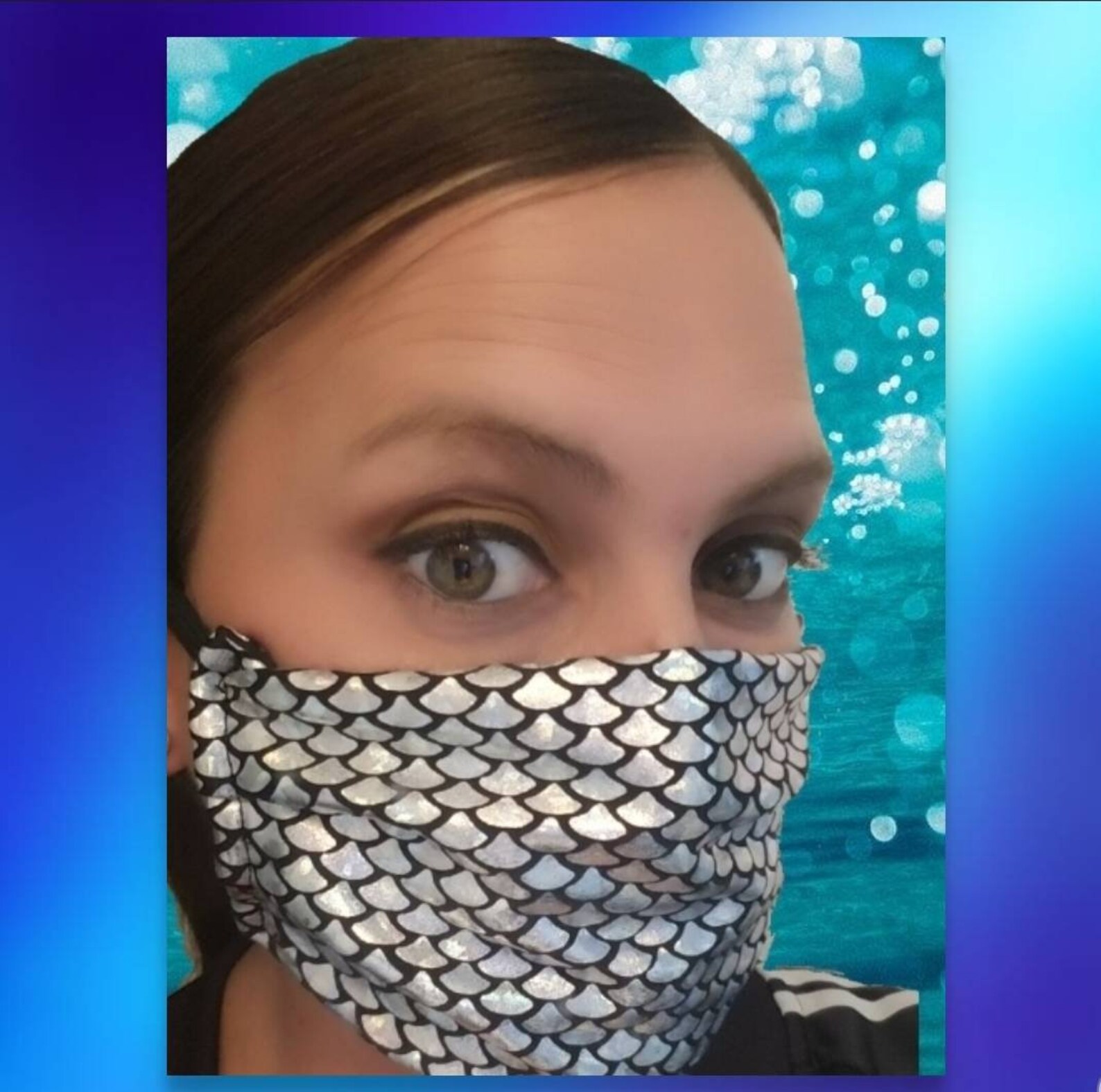 Mermaid Face Mask Child & Adult Sizes Available Choose Your | Etsy