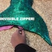 Mermaid Tail Walkable/swimmable With Invisible Zipper Bottom !add ...