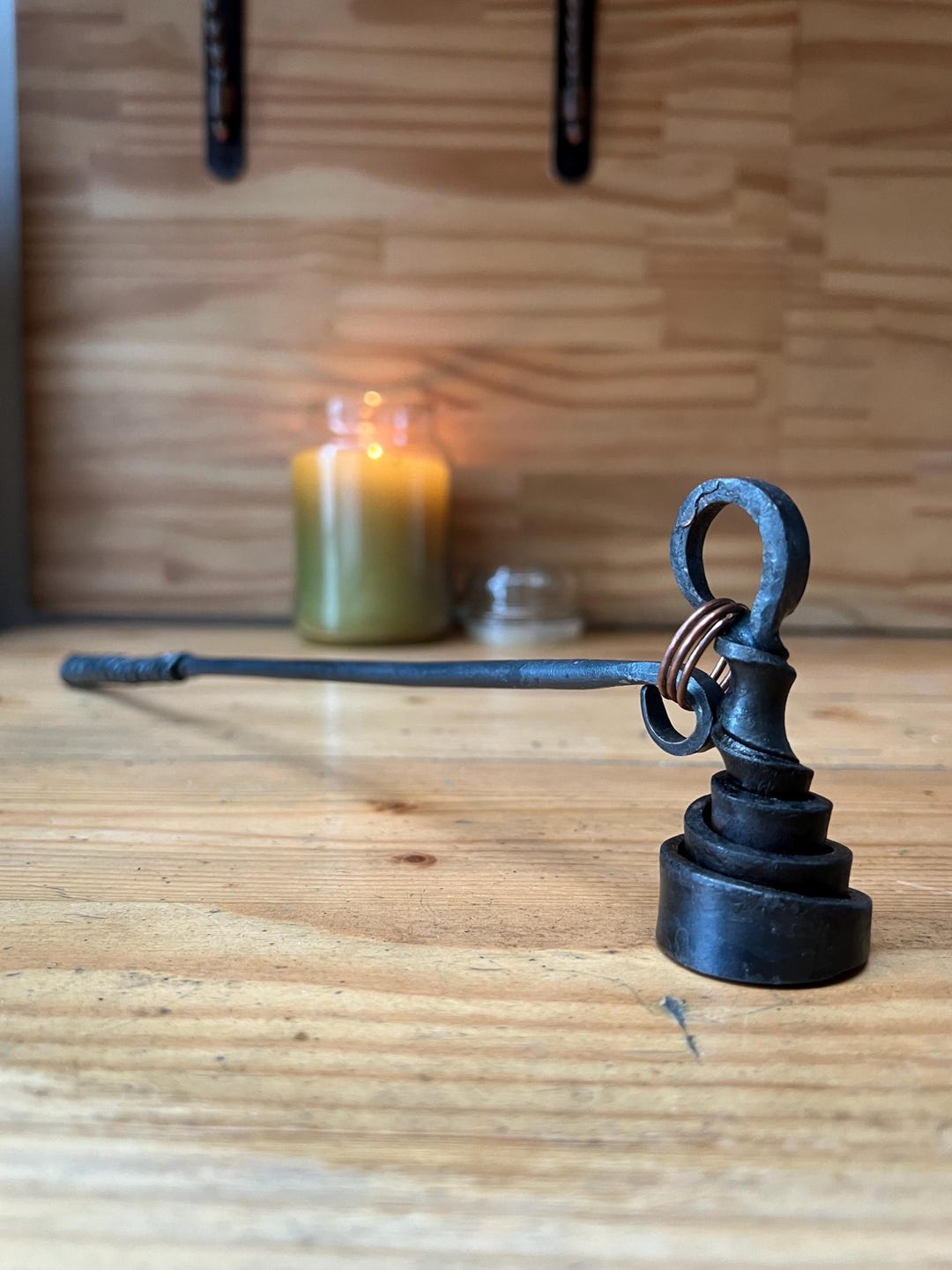 Hand-forged Iron Candle Snuffer - Blacksmith Made - Reclaimed Steel - Etsy