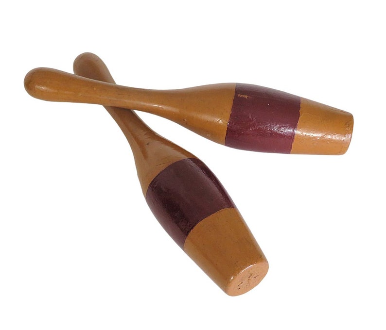 Pair of Antique Indian Clubs Exercise Pins - Etsy