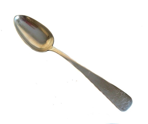 Early 19th Century German Austrian 12 Silver Serving Spoon | Etsy