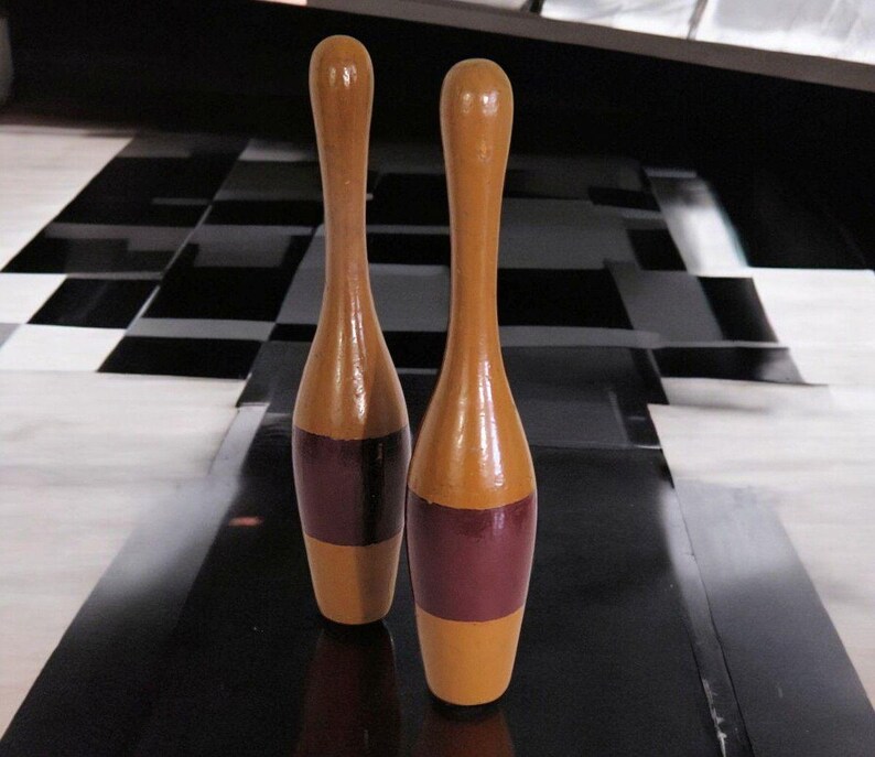 Pair of Antique Indian Clubs Exercise Pins - Etsy