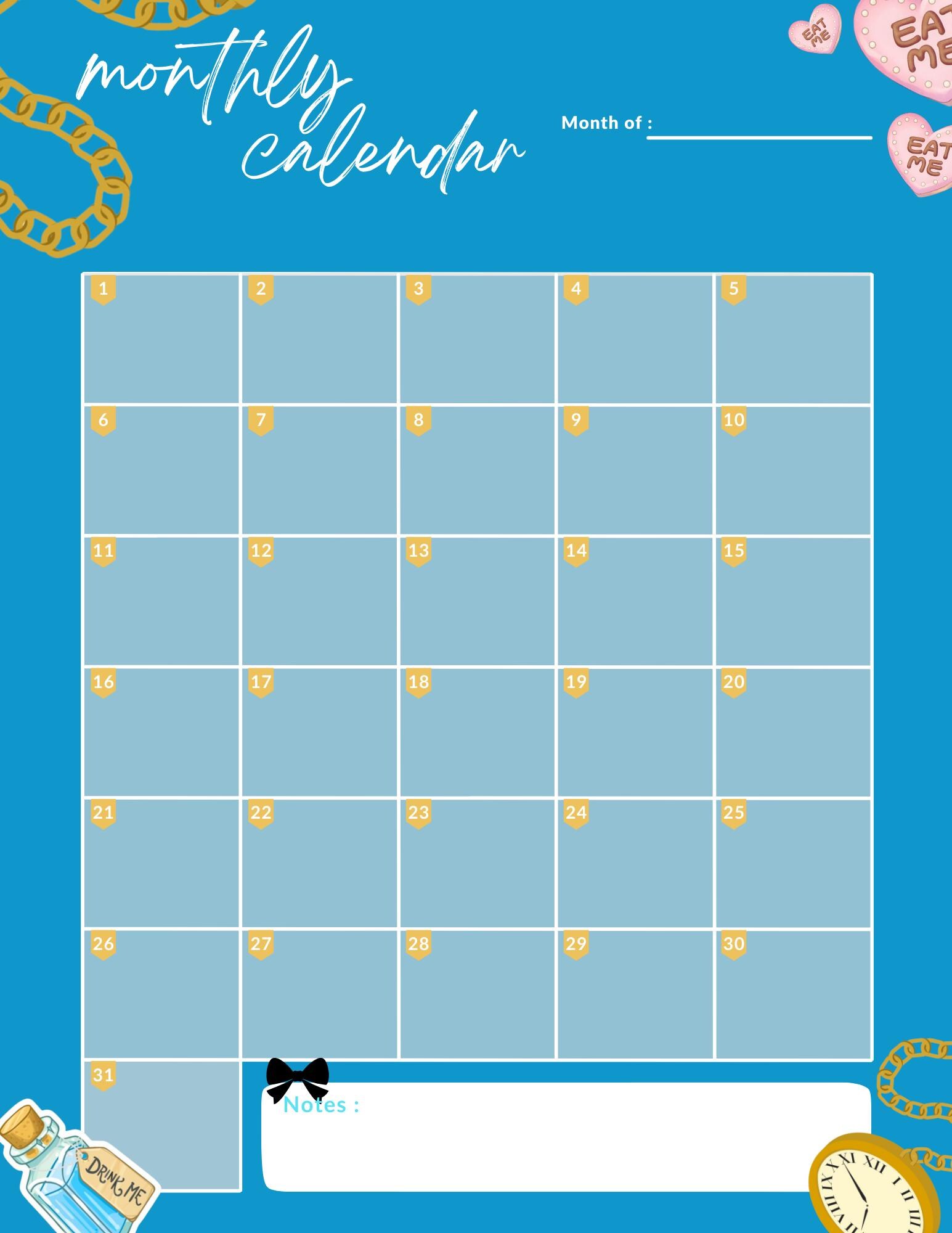 Alice - Animated Alice in Wonderland Planner Bundle | Digital Download ...