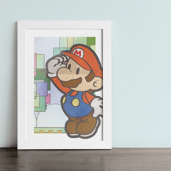 Mario Characters Poster - Etsy