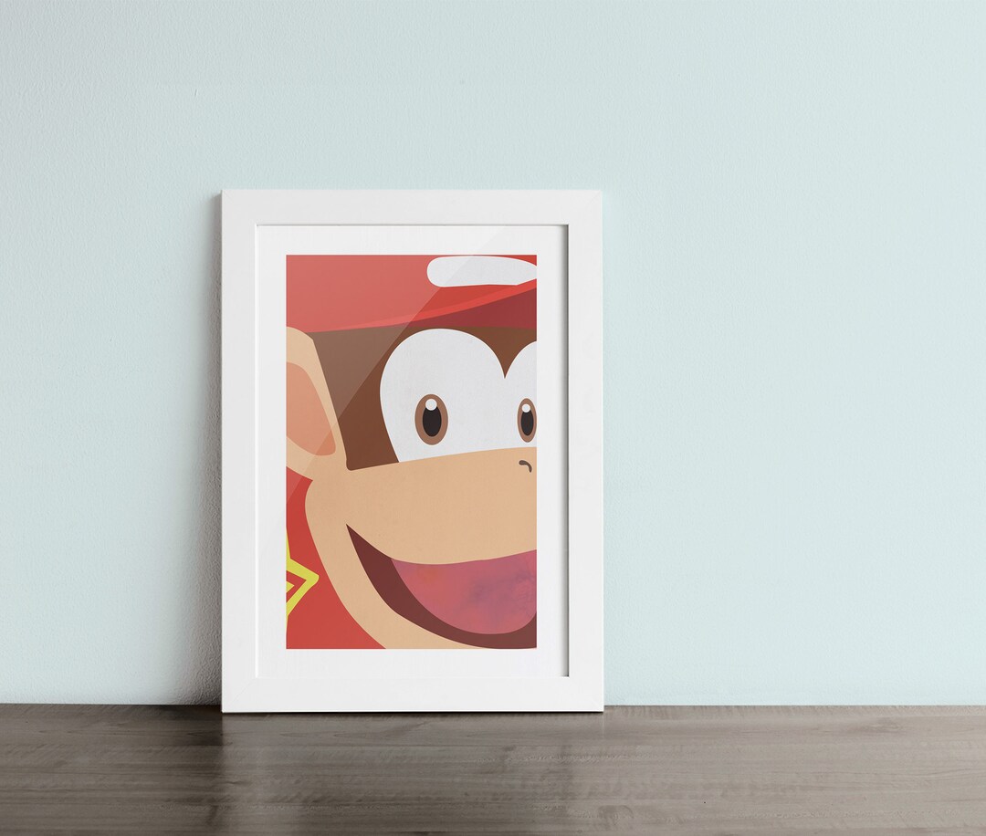 DIDDY KONG Poster Inspired by Super Smash Bros. - Etsy