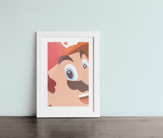 MARIO Poster Inspired by Super Smash Bros. | Etsy