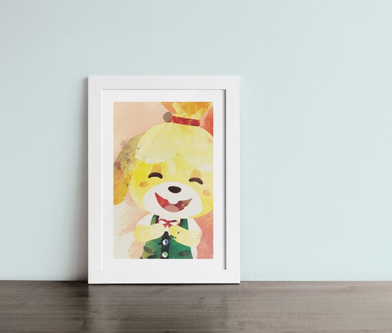 ISABELLE Poster Inspired by the Animal Crossing Series Fine - Etsy