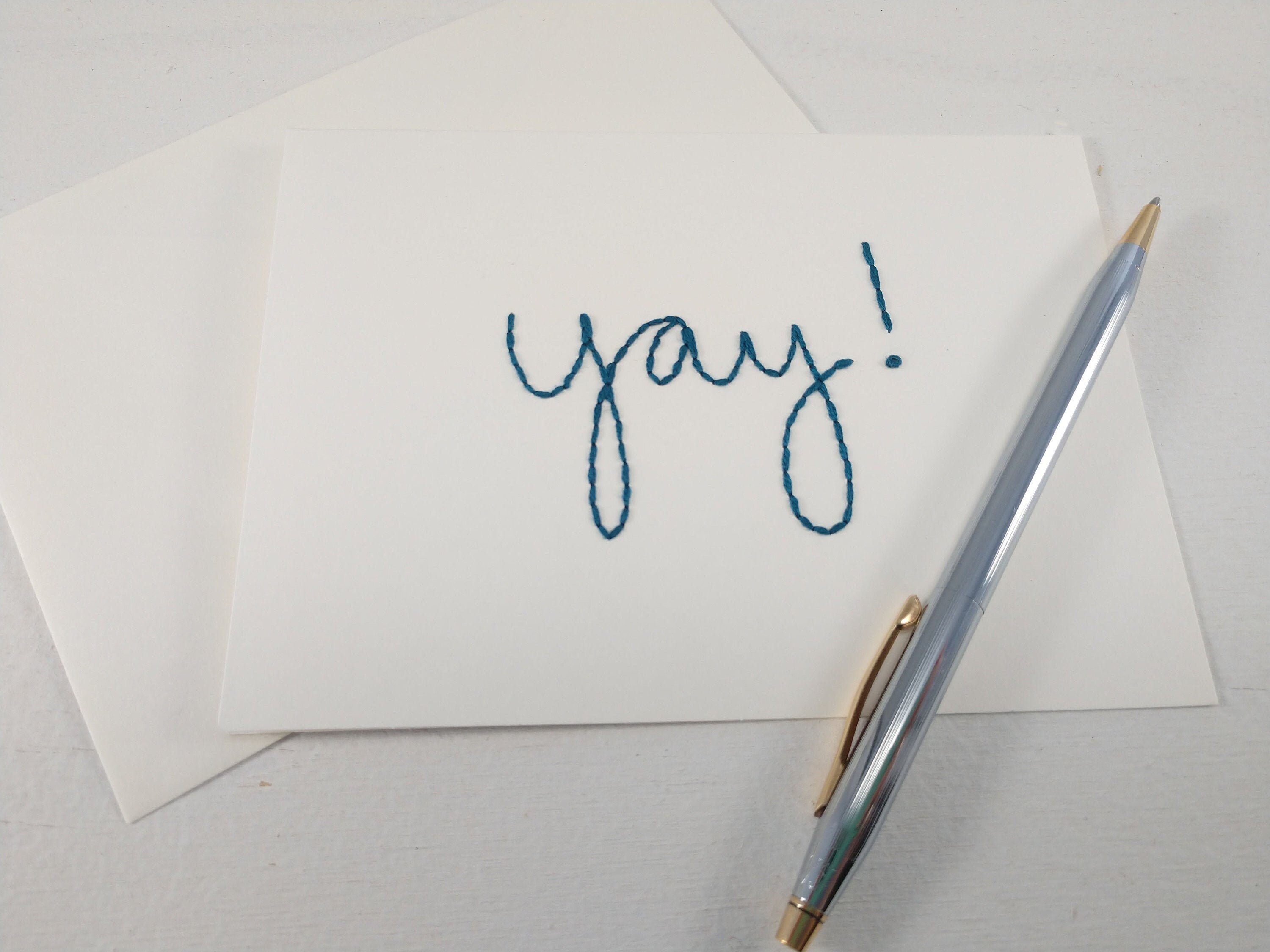 Yay Celebration Card ivory Yay You Did It Yay Congrats - Etsy