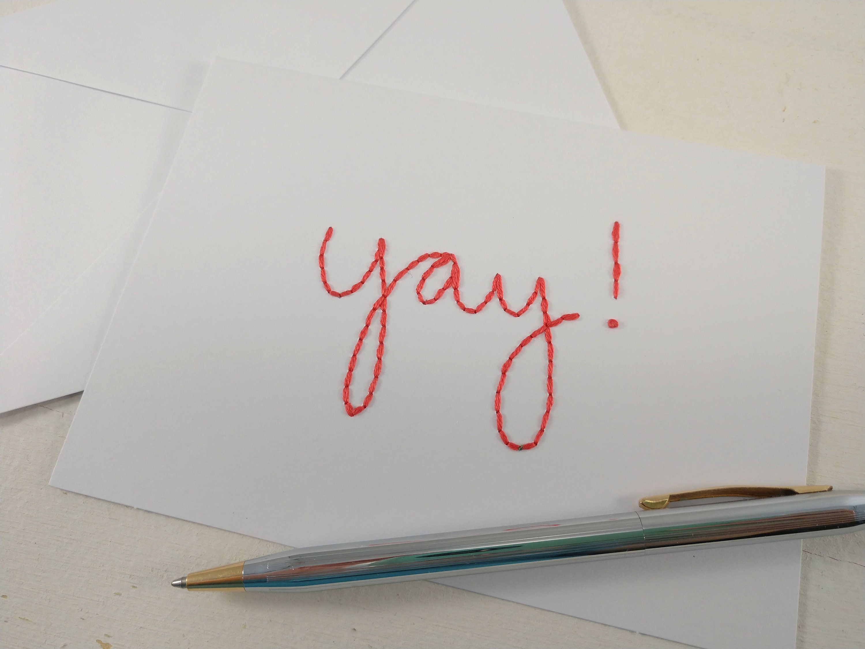 Yay Celebration Card white Yay You Did It Yay Congrats - Etsy