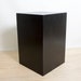 Solid Black Modern Table Simple Wooden Side Table Black - Etsy