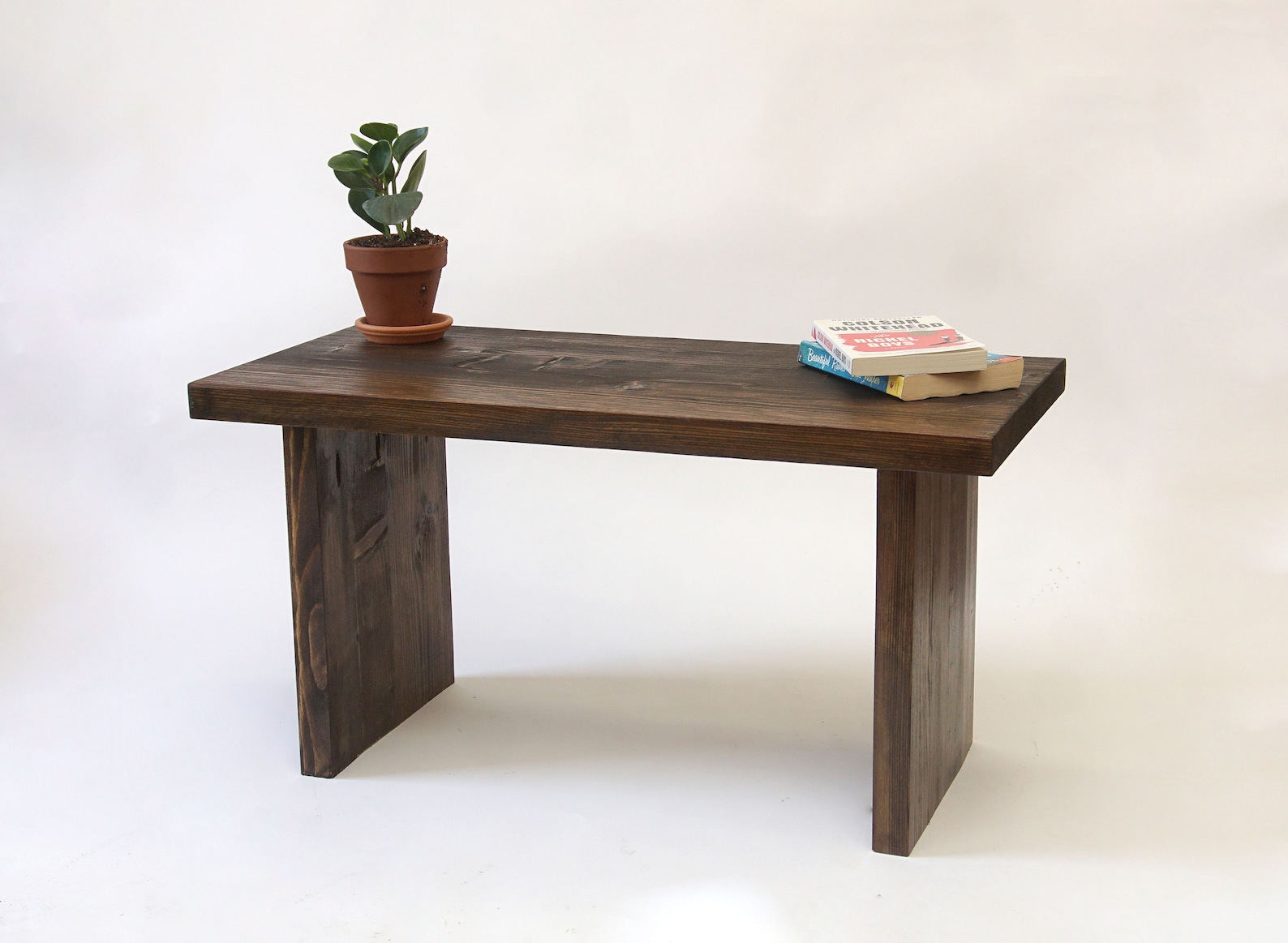 Solid Wood Bench/coffee Table Simple Rectangle Bench Minimal - Etsy