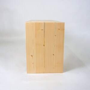 Solid Wood Bench , Waterfall Wood Bench, Solid Pine Wood Bench, Modern ...