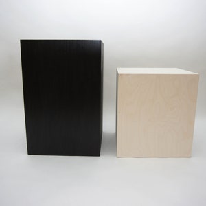 Solid Black Modern Table, Simple Wooden Side Table Black - Etsy