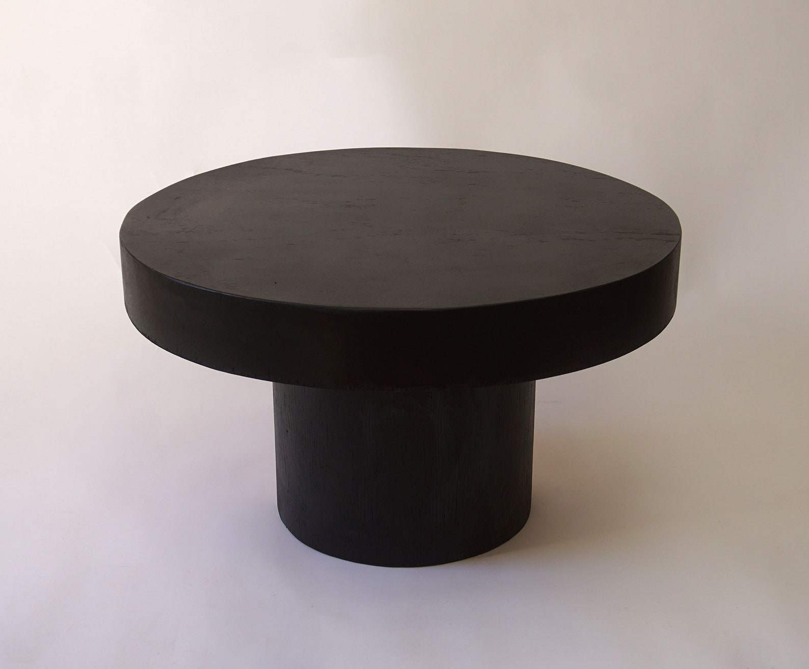 Low Circular Round Pedestal Coffee Table. Modern Round Low - Etsy