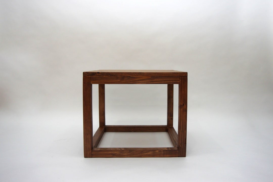 Square Coffee Table Simple Modern Low Table Brown - Etsy
