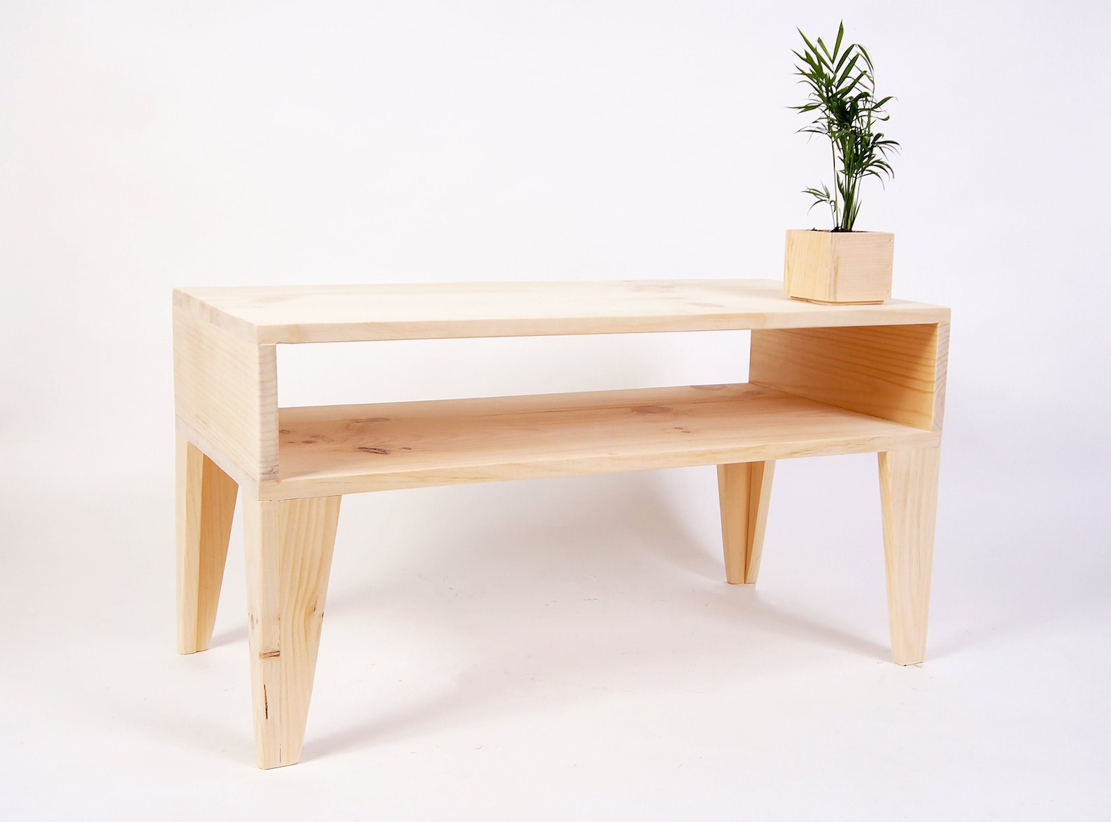 Modern Coffee Table With Angle Legs Coffee Table With Extra - Etsy