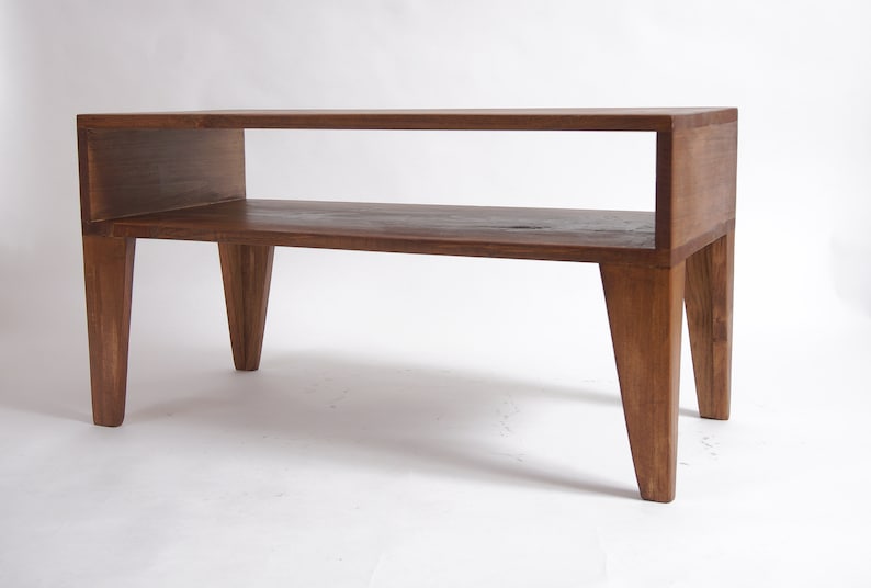 Modern Coffee Table With Angle Legs Brown | Etsy