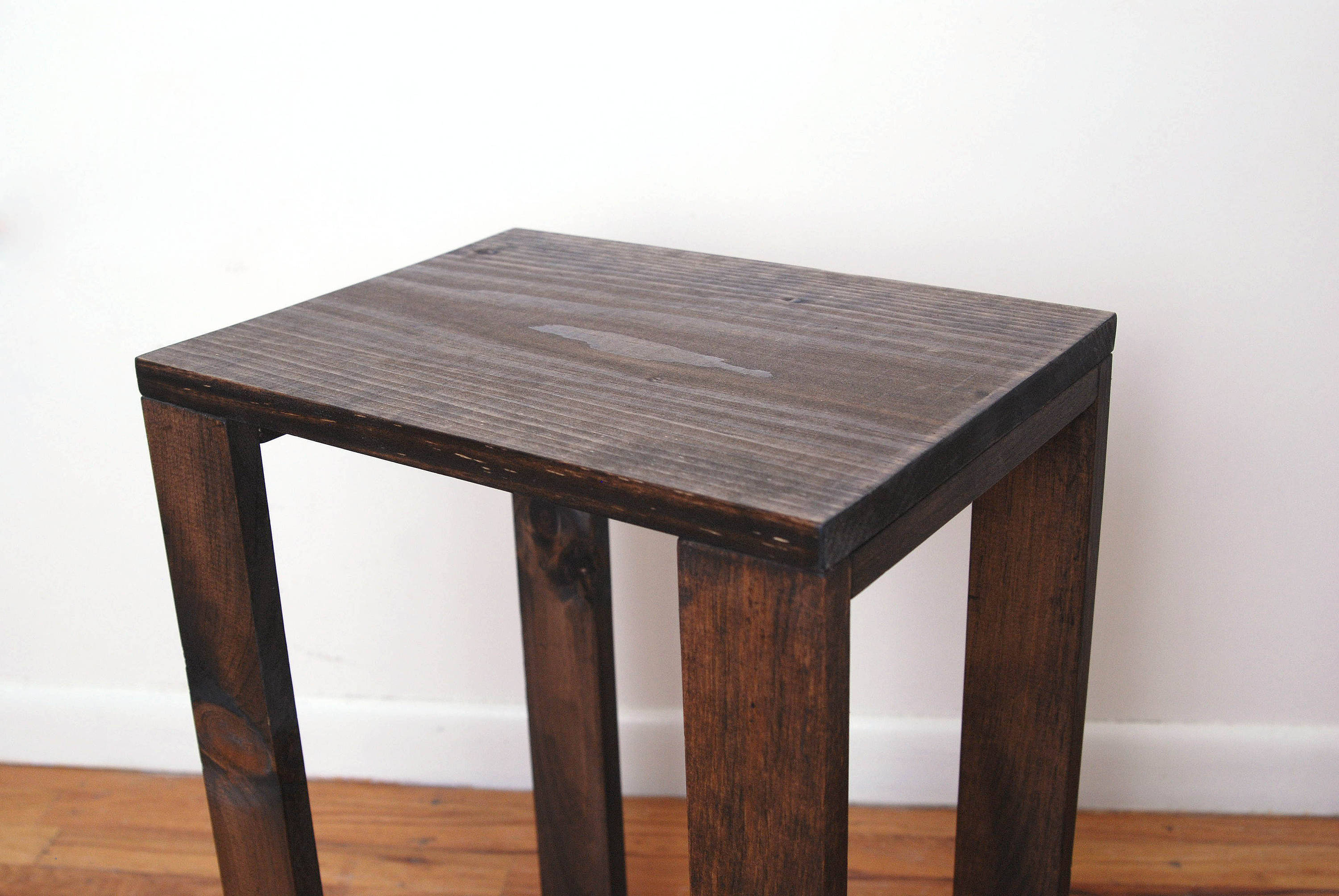 Simple Thin leg end table Minimal nightstand Sofa end Table | Etsy