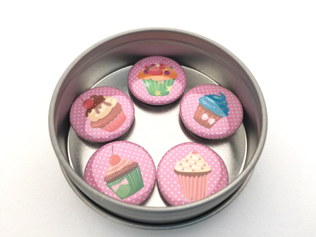 Cupcake Magnet Set - Etsy