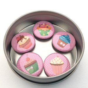 Cupcake Magnet Set - Etsy