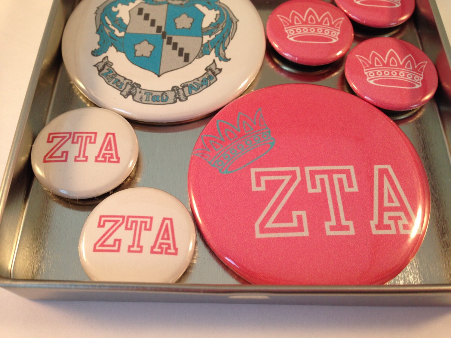 Zeta Tau Alpha Magnet Set - Etsy