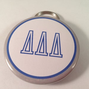 Tri-delta Monogram Bottle Opener Keyrings, Pocket Mirrors and Magnets ...