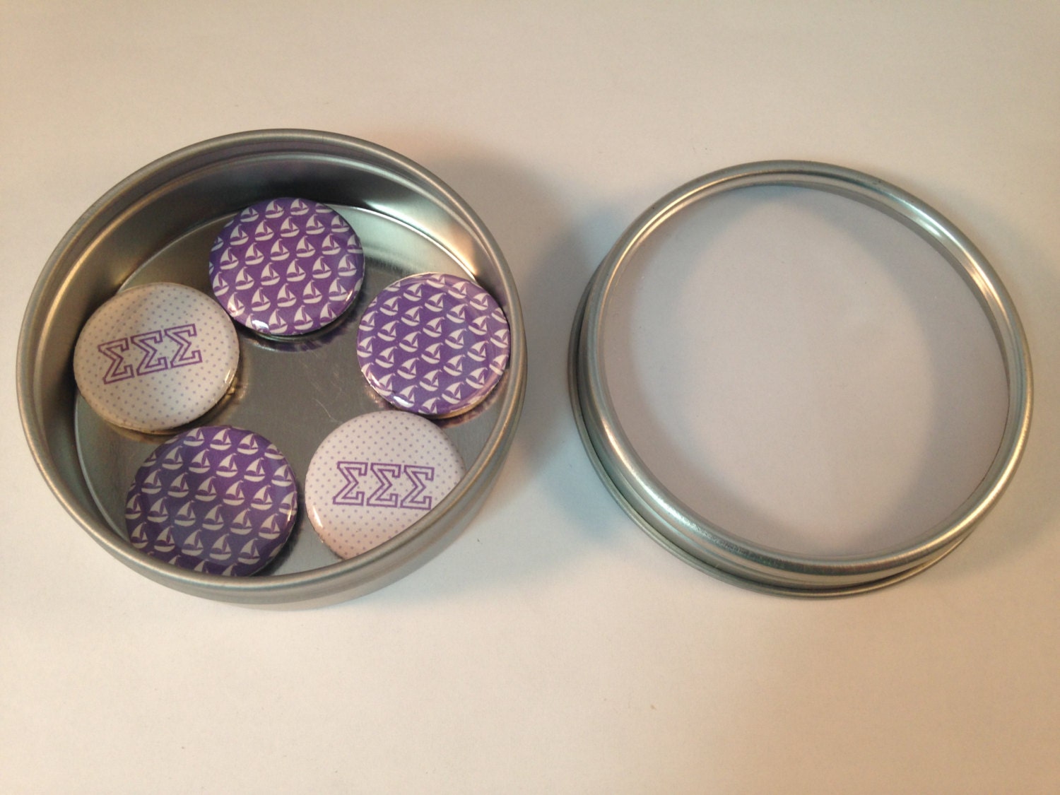 Tri-sigma Magnet Set, Sigma Sigma Sigma - Etsy